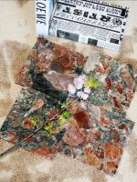 China Contemporary Four Seasons Pink Marble Customized For Interior Decoration for sale