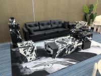 China French Black Marble Coffee Table Long Lifespan For Indoors Decoration for sale