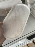 China Rose Rainbow Marble Tray from France – Handcrafted Luxury for Timeless Elegance & Versatile Sophistication for sale
