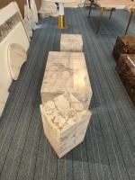 China Mordern Custom Marble Coffee Table Corrosion Resistant For Living Room for sale