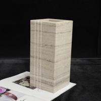 China Natural Marble Flower Vase Marble Bud Vase Scratch Resistant For Interior Decoration for sale