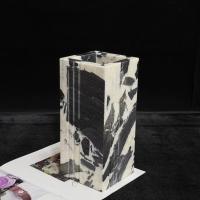 China Natural Marble Flower Vase Marble Bud Vase Scratch Resistant For Interior Decoration for sale