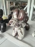 China Exquisite Balloon Dog Marble Sculpture Figurines Custom Craft Marble Sturdy for sale