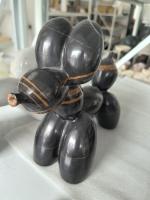 China Exquisite Balloon Dog Marble Sculpture Figurines Custom Craft Marble Sturdy for sale