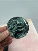 China Pradas Verde Green Marble Coasters Natural Luxury For Office Decoration for sale