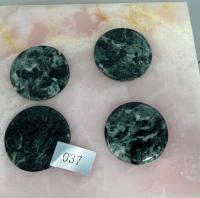 China Pradas Verde Green Marble Coasters Natural Luxury For Office Decoration for sale