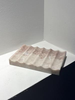 China Scratch Resistant Marble Soap Holder Custom Craft Marble For Bathroom for sale