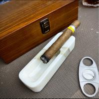 China Arabescato Corchia White Marble Ashtray Italian Luxury For Home Decoration for sale