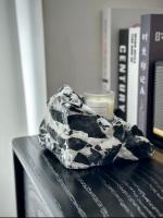 China Modern Bvlgari Black Marble Diffuser Custom Craft Marble Moisture Resistant for sale