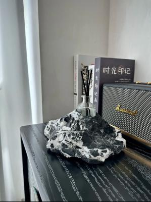 China Modern Bvlgari Black Marble Diffuser Custom Craft Marble Moisture Resistant for sale