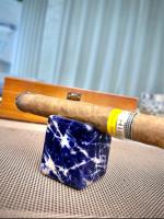 China Cloisonne Blue Cigar Rest Holder Marble Cigar Rest Wear Resistant Polished for sale