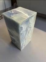 China Blue Jade Marble Garden Stool Durable Scratch Resistant With Modern Style for sale