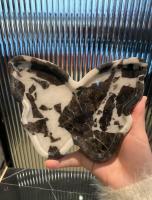 China Bvlgari Black Marble Butterfly Art Tray – Handcrafted Luxury for Timeless Elegance & Versatile Sophistication for sale