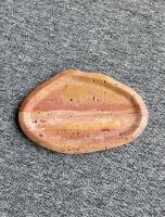 China Modern Luxury Design Natural Red Travertine Art Tray -Premium Marble Artwork for Interior Design for sale