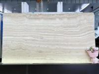 China Italian Roman Travertine Slab Natural Stone Versatile For Wall Cladding for sale