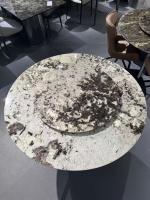China Natural Custom Marble Dining Table Timeless Luxury Centerpiece With Smooth Surface for sale