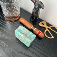 China Green Marble Cigar Rest Portable Customized For Office Decoration for sale