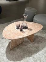 China PinkShell Natural Marble Table Handcrafted For Versatile Applications for sale