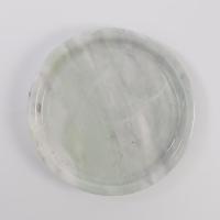 China Luxury Natural Marble Round Tray - Modern Design Centerpiece for Interior Decor for sale