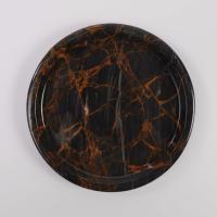 China Luxury Natural Marble Round Tray - Modern Design Centerpiece for Interior Decor for sale