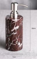 China Natural Marble Liquid Soap Dispenser Modern Style Elegant For Bathroom for sale