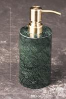 China Natural Marble Liquid Soap Dispenser Modern Style Elegant For Bathroom for sale