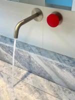 China Luxury Brazilian Blue Marble Washbasin | Crystal Veins for Premium Bathrooms for sale