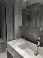 China Luxury Four Seasons Pink Marble Washbasin | Misty Pink with Gold Veins Vanity for sale