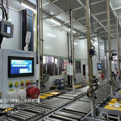 China Air Conditioner Production Line with 40-300kW Testing Equipment | Galvanized Steel Heat Pump Assembly System for sale