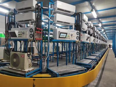China Dongliu DL-SCX-02 Air Conditioner Assembly Line 380V AC Speed Chain Conveyor for sale