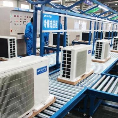 China Automatic Air Conditioner Conveyor Production Line 800mm Belt Chain Roller 220V 380V for sale