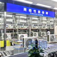 China Split Type Air Conditioner Assembly Conveyor Line 50-500 pcs/day AC380V for sale