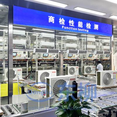 China Split Type Air Conditioner Assembly Conveyor Line 50-500 pcs/day AC380V for sale