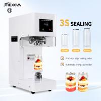 China Automatic Can Sealing Machine with 2 Seconds Sealing 55mm Width and 25pcs/min Speed for Beverage Bottles for sale