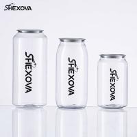 China Food Grade 250ml 330ml 500ml Pet Can Bottle With Customized Logo for sale