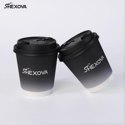 China Disposable Craft Paper Cup For Bubble Tea Bulk Takeaway Coffee Cups for sale