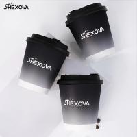China 8/10/12/16oz Double Wall Paper Cup For Coffee Tea Milk for sale