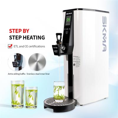 China Portable Stainless Steel Commercial Restaurant Boiler Water Heater For Tea Coffee Milk for sale