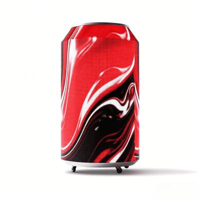 China Lionled Cola P1.86 Refrigerator Edition – Top-Open Flexible LED Can Display with Built-In Cooler Space for sale