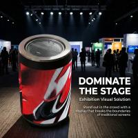 China Lionled Cola P1.86 Flexible LED Can Display with Built-In Cooler Space 1000 cd/m² for sale