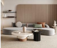 China ISO18001 35cm Hotel Coffee Tables Nordic Solid Paint Small And Large Tea Table Combination for sale