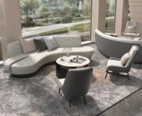 China Modern Hotel Lobby Furniture With Metal Elments Light Color Eco Friendly for sale