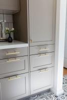 China E1 Grade Plywood Base White Lacquer Kitchen Cabinet Set With ISO9001 for sale