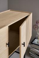 China Gelaimei Solid Wood Light Color Hotel Room Cabinet ISO9001 Certificate for sale