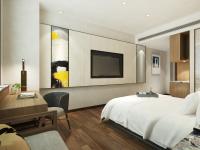 China Walnut Color Minimalist Bedroom Furniture SGS Certification for sale