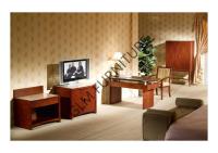 China Antique Real Wood Bedroom Furniture Country Style Bedroom Set for sale