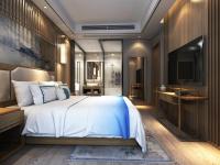 China Gelaimei E1 Plywood Solid Wood Bedroom Furniture Sets With Hotel Night Stand for sale