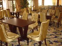 China Customized Gelaimei Hotel Restaurant Furniture Hotel Dining Table Set for sale