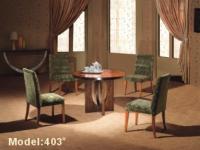 China Gelaimei Hotel Dining Table And Chairs Hotel Dining Furniture ISO9001 Standard for sale