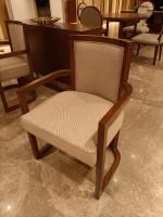 China ISO18001 Hotel Restaurant Furniture Low Back Wooden Chairs Non Retractable for sale